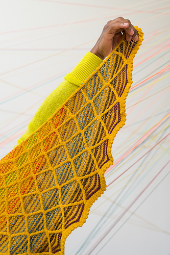 Ravelry: Cabled Trellis Shawl pattern by Stephen West