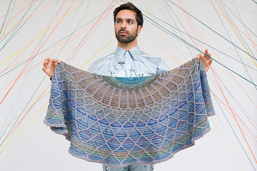 Ravelry: Cabled Trellis Shawl pattern by Stephen West