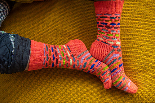 Ravelry: Painting Bricks Socks pattern by Stephen West
