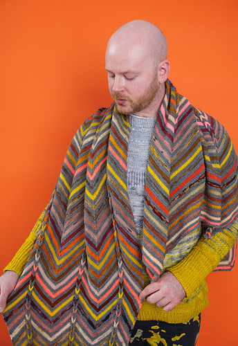 Ravelry: Chevron Braid Wrap pattern by Stephen West