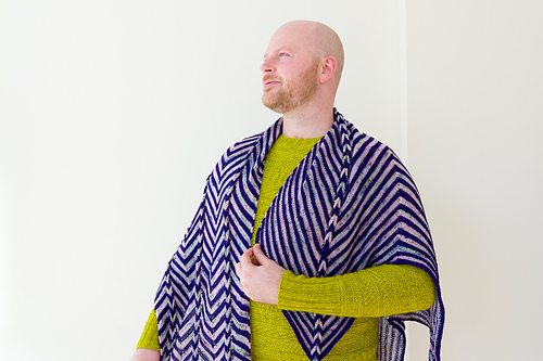 Ravelry: Chevron Braid Wrap pattern by Stephen West