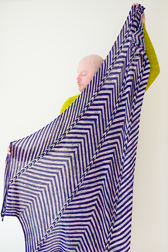 Ravelry: Chevron Braid Wrap pattern by Stephen West