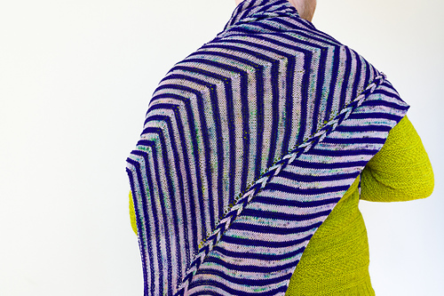 Ravelry: Chevron Braid Wrap pattern by Stephen West