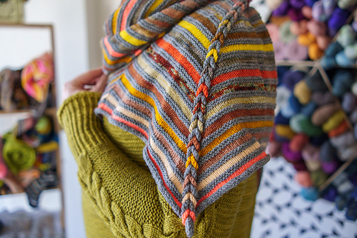 Ravelry: Chevron Braid Wrap pattern by Stephen West