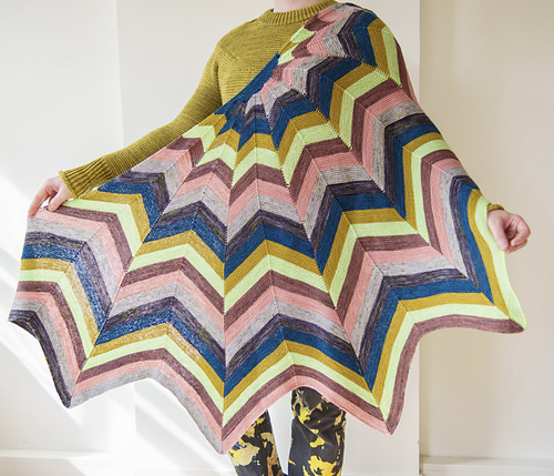 Ravelry: Shifting Chevrons Shawl pattern by Stephen West