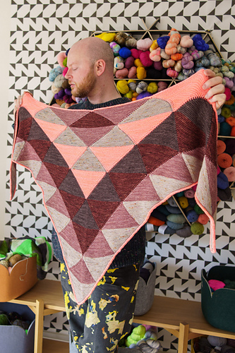 Ravelry: Quilting Triangles Shawl pattern by Stephen West