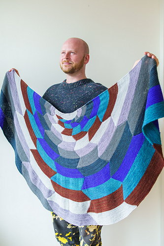 Ravelry: Striped Thundercloud Shawl pattern by Stephen West