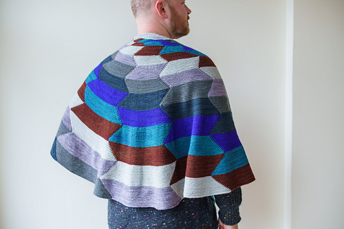 Ravelry: Striped Thundercloud Shawl pattern by Stephen West