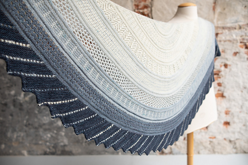 Ravelry: Glittering Snowscape Shawl pattern by Stephen West