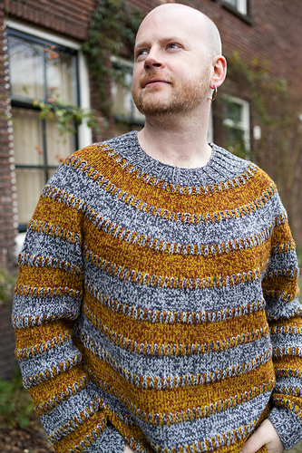 Ravelry: Brioche Break Sweater pattern by Stephen West