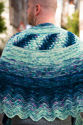 Ravelry: Mesmerizing Mermaid Shawl pattern by Stephen West