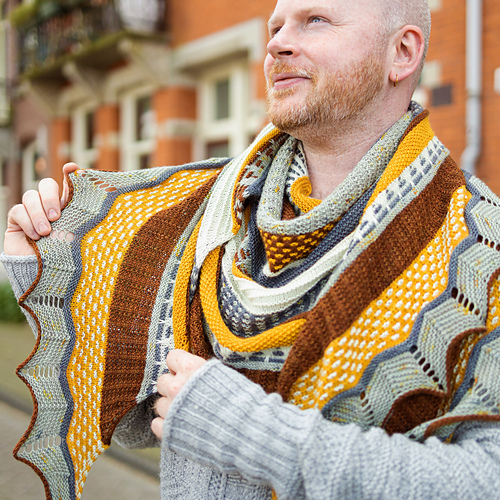 Ravelry: Quirky Quintet Shawl pattern by Stephen West
