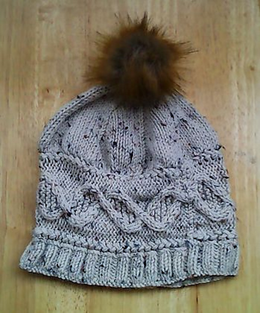 Ravelry: DNA Cable Hat pattern by White Anubis Studio