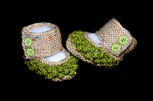Ravelry: Sweet Berry Baby Booties pattern by Christy Hills