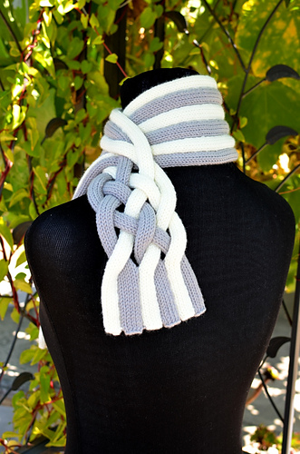 Ravelry: Braided String Scarf pattern by Christy Hills