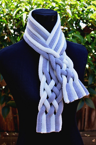 Ravelry: Braided String Scarf pattern by Christy Hills