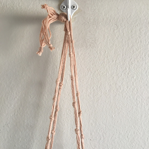 Ravelry: Knit Plant Hanger pattern by wildleaf design