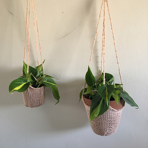 Ravelry: Knit Plant Hanger pattern by wildleaf design