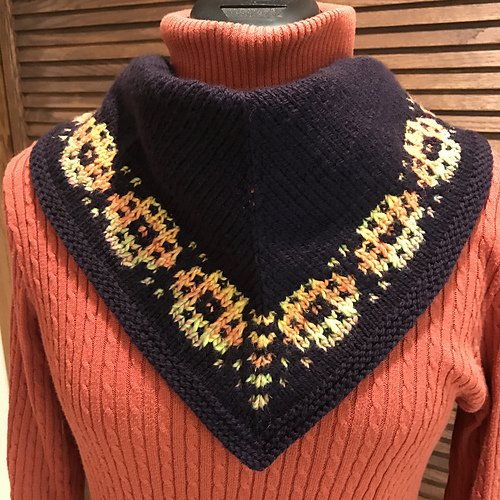 Ravelry: Happy Flowers bandana pattern by Susan Ashcroft