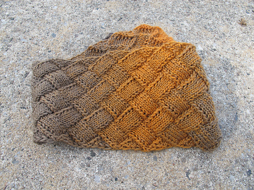 Ravelry: Gradient Entrelac Cowl pattern by Kate Atherley