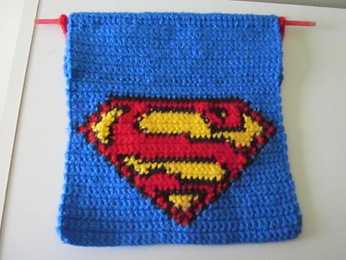Ravelry: Superman Scarf pattern by Justine Vo