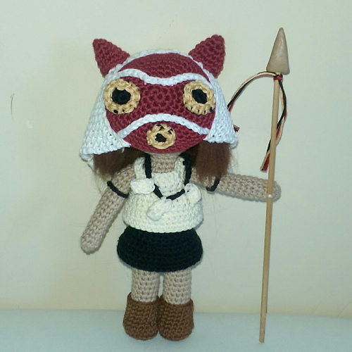 Ravelry: Mononoke Princess pattern by Mònica Cifuentes