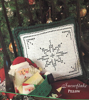 Ravelry: Snowflake Pillow pattern by Hartmut Hass