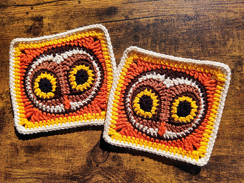 Ravelry: The Night Owl Granny Square pattern by Christine Anne Melvin