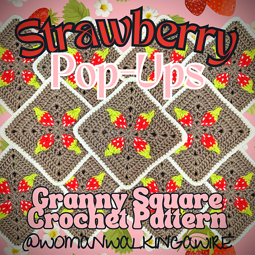 Ravelry: Strawberry Pop-Ups pattern by Christine Anne Melvin