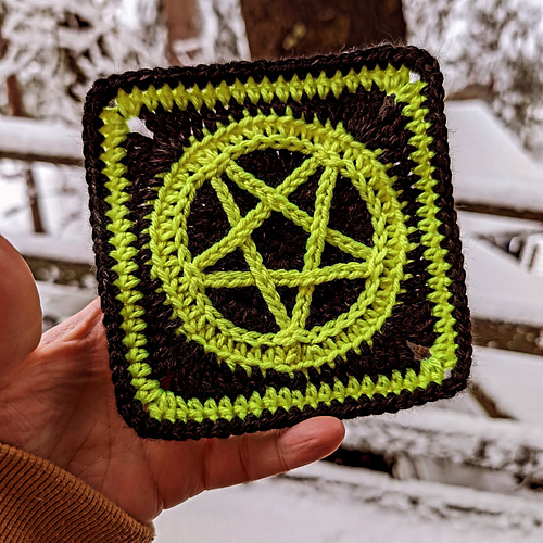 Ravelry: Blessed Be Granny Pentacle pattern by Christine Anne Melvin