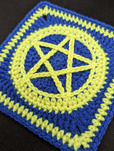 Ravelry: Blessed Be Granny Pentacle pattern by Christine Anne Melvin
