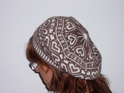 Ravelry: Norwegian Selbu Rose Beret pattern by Jolijn Copier Designs
