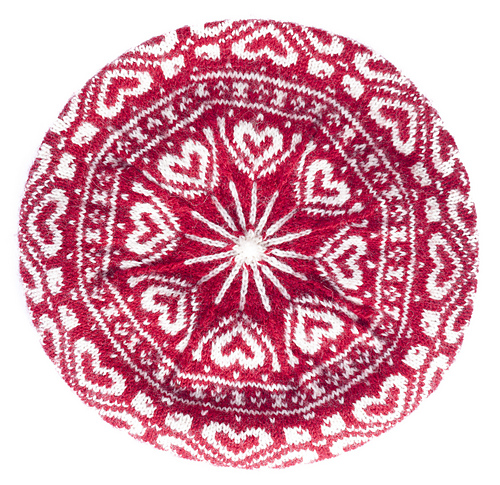 Ravelry: Norwegian Selbu Rose Beret pattern by Jolijn Copier Designs