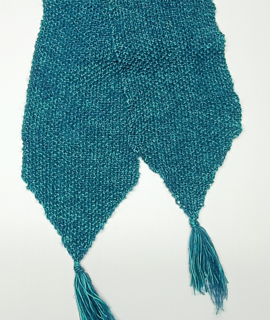 Ravelry: Tasselled Moss Stitch Scarf pattern by Wool Baa