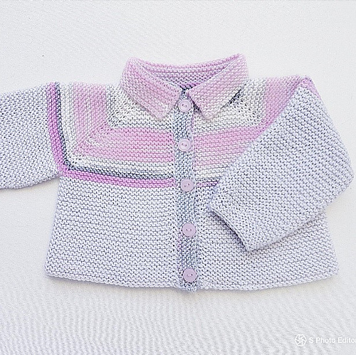 Ravelry: Top-Down 4ply Jacket pattern by Wool Baa