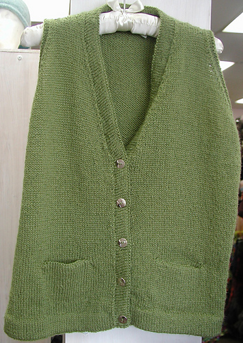 Ravelry: Basic Black Vest pattern by Cheryl Oberle