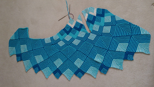 Ravelry: woolkin's My Harlequin Swagger Jacket