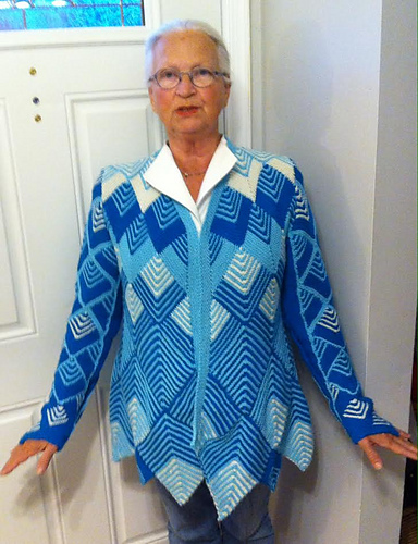 Ravelry: woolkin's My Harlequin Swagger Jacket