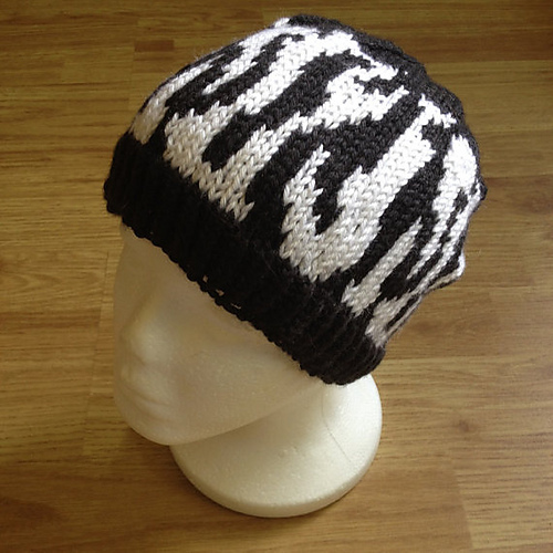 Ravelry: Tiger Stripe Knit Hat pattern by WoollyRhinoCrafts