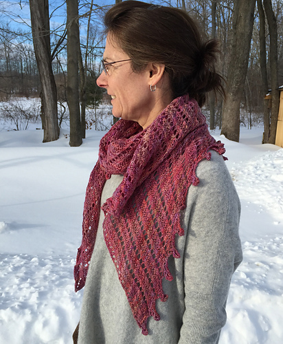 Ravelry: Whisper Wrap pattern by Cheryl Atwood