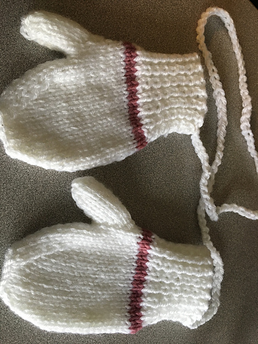 Ravelry: Easy 2-needle toddler, child and teen mittens pattern by ...