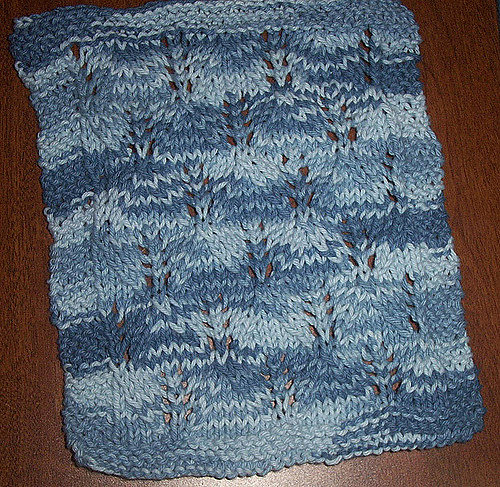 Ravelry: Fir Cones Dishcloth #005 pattern by Love 2 Knit Dishcloths