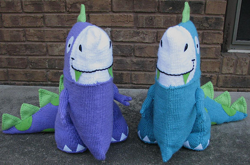 Ravelry: Dinosaur Pillow pattern by Whitney Webster