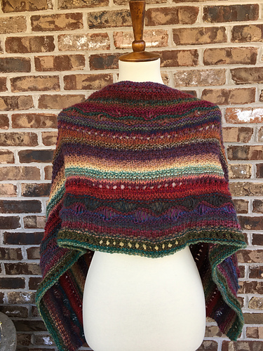 Ravelry: wrenknits' Stitch Sampler Shawl