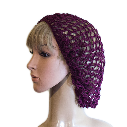 Ravelry: Black hair snood pattern by Viktoriia Isakina