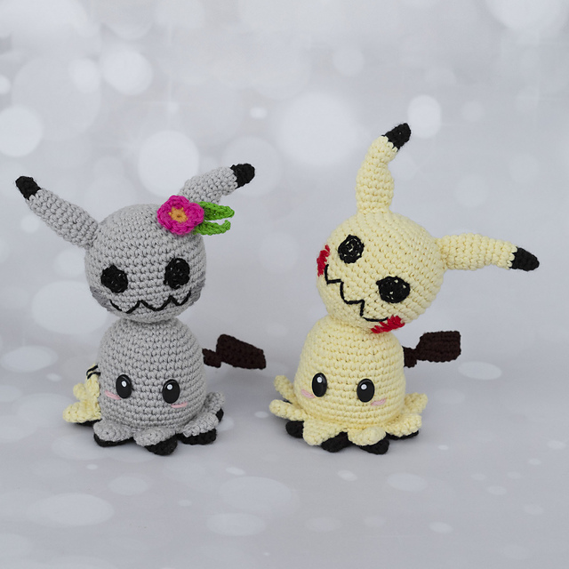 Ravelry: Mimikyu & Mimikins pattern by Nerea Gomis