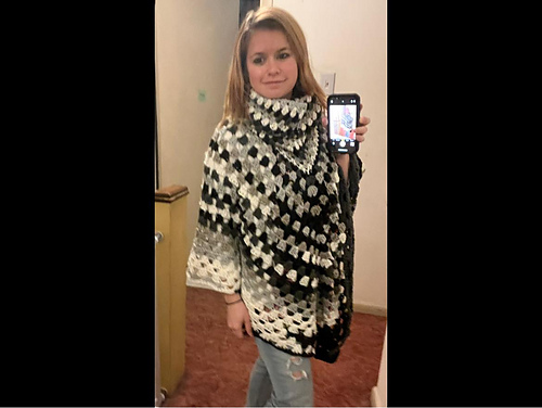 Ravelry: Hooded Poncho By Rissa pattern by Marissa Henderson