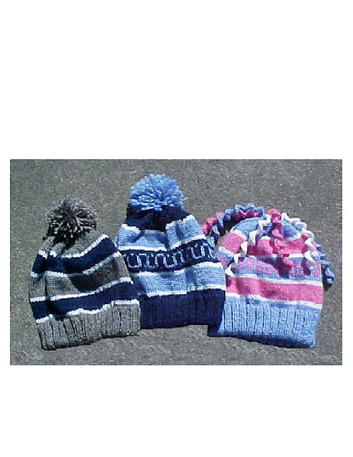 Ravelry: Banded Cap C-18 pattern by Leslie Verts