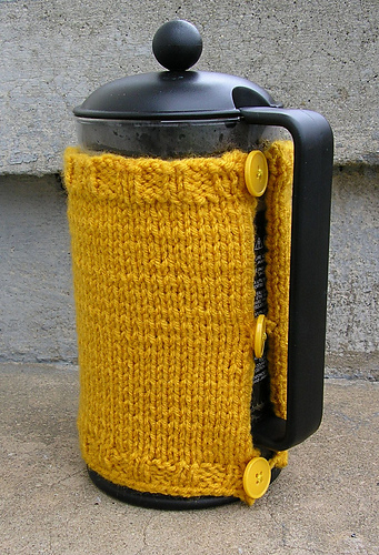 Ravelry: French Press Cozy pattern by Derek & Lauren