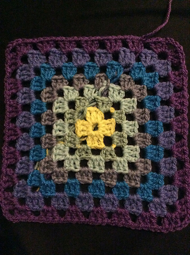 Ravelry: Granny square with Uk terminology pattern by Kate Allan
